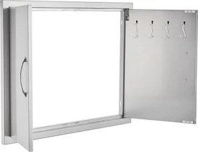BBQ přístupová dvířka, 787 × 609 mm dvojitá venkovní kuchyňská dvířka – BH-016