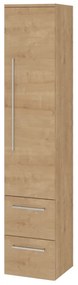 Mereo, Mereo Bino, koupelnová skříňka vysoká 163 cm, pravá, dub Arlington, MER-CN628