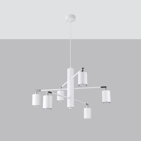 Sollux Lighting Lustr LEMMI 6 bílý