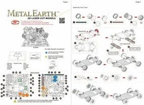 Metal Earth 3D Puzzle Lunar Rover / 69 dílků / od 14 let