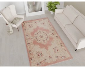 Oranžový pratelný koberec 150x80 cm - Vitaus