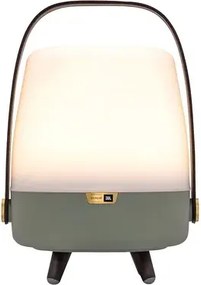 Lite-Up Play Mini zelená / Přenosná LED lampa s reproduktorem