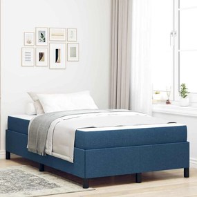 Postel s boxspringem Modrá 120 x 200 cm textil 3398856