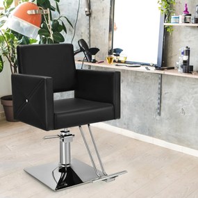 Costway Kadeřnické křeslo výškově nastavitelné kadeřnické křeslo s hydraulickou