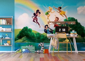 Vliesová fototapeta Víly a Duha, Disney | 360 x 270 cm | DFTDNXXL5009