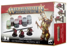 Games Workshop Warhammer Age of Sigmar - Orruk Warclans: Gutrippaz + Paints Set