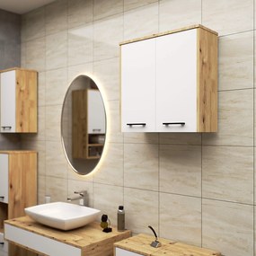 Závěsná koupelnová skříňka Fin 60 cm - výběr z 12 provedení