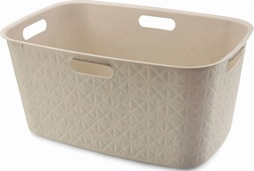 CURVER SOFTEX 45L Koš na čisté prádlo 39,7 x 59,4 x 27,4 cm, béžový 00572-Z67