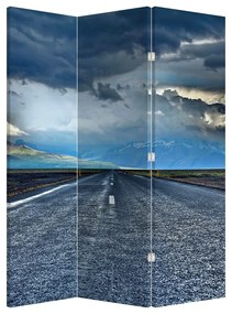 Paraván - Cesta v bouři (126x170 cm)