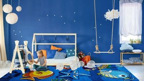 Berfin Dywany Dětský kusový koberec Smart Kids 22308 Blue Rozměry koberců: 160x230