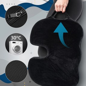 Ergonomisches sedací polštář V2 – černá