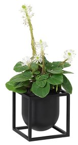 Květináč Kubus Flowerpot Black 10 cm Audo Copenhagen
