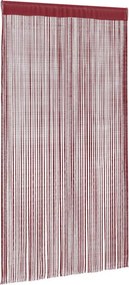 Provázkové záclony, 2 ks, 100x250 cm, vínová 132408