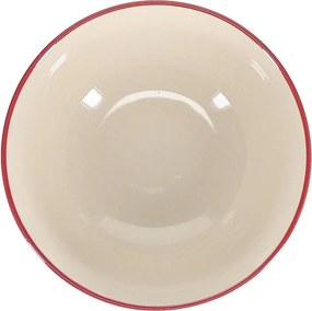 Vínová/slonovinová porcelánová miska Cyril – S|P Collection