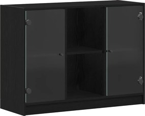 Servírovací skříň Černý dub 100 x 37 x 75.5 cm 3329302