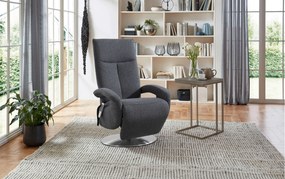 XXXLutz RELAXAČNÍ KŘESLO, textil, modrošedá Sit & More - Online Only křesla & taburety - 000144006318