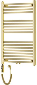 Mexen Mars, elektrické topné těleso 900 x 600 mm, 300 W, zlatá lesklá, W110-0900-600-2300-50