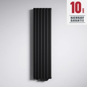 interiérový radiátor DOPORRO FV - 896 W černý - otopné těleso 180x46cm