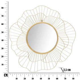 Nástěnné zrcadlo Mauro Ferretti Flot, ø 82 cm