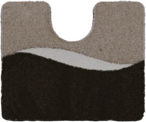 BATEX GELO - Koupelnová předložka taupe Rozměr: 50x60 cm s výřezem pro WC