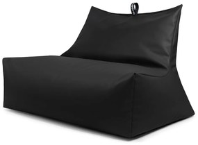 Černý sedací vak z imitace kůže Icy Sofa – So Soft?