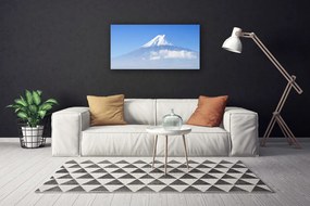 Obraz na plátně Hory Mraky Nebe Krajina 125x50 cm