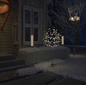 vidaXL Vánoční strom 120 LED světlo třešňový květ 150 cm [51262] Barva: Teplá bílá