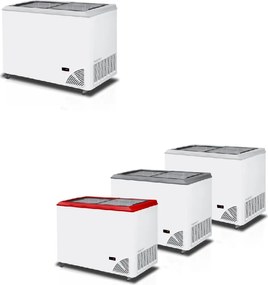 Byfal ARO 301/2 White Edge – Pultový mrazák s proskleným víkem 212 l, na nanuky (48534) – Servis ČR