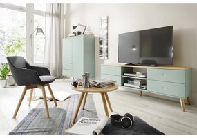 TENZO Dřevěný kabinet DOT světle zelený 137x109 9001666676
