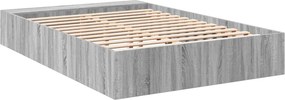 Rám postele šedý sonoma 120 x 190 cm kompozitní dřevo 3280599