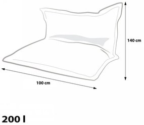 EF4015 Ecopuf Sedací polštář Ecopuf - Pillow MODERN KIDS polyester DG32/NC8