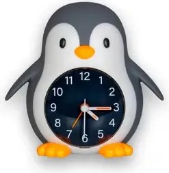 MegaLight Noční světlo s budíkem POPPY PENGUIN