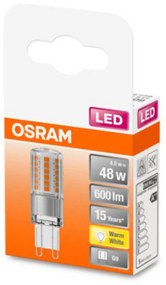 OSRAM LED kolíková žárovka G9 4,8W 2 700K čirá