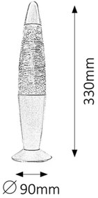 Rabalux 4533 - Dekorační lampa MILIE RGB 0,9W