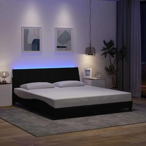 Rám postele bez matrace Hanko černý 180 x 200 cm textil 3310477