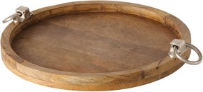 XXXLutz TÁC, dřevo, kov, 45/45/7 cm - Tácy & podnosy - 00488500XF02