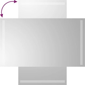 Koupelnové zrcadlo s LED osvětlením 40x70 cm 3154062