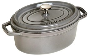 Hrnec STAUB  oválný 23 cm šedý 2,35l