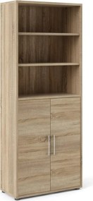 Skříň Modulo 89 x 40 x 221,5 cm, dveře dřevo, dub sonoma
