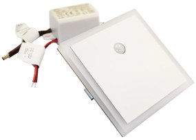Schodišťové LED svítidlo Evo, 1x LED 0,6w, 4000k, w, pohybový senzor