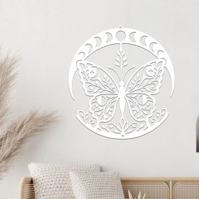 dřevo života Dřevěná dekorace Měsíční motýl Zvolte barvu dekoru: Černá, Zvolte rozměr Ø (cm): 40