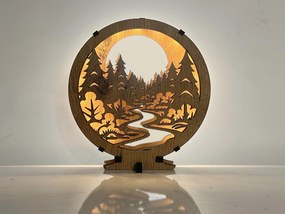 Li-Go "V lese" lampa 20x22cm provedení povrchu: černá s patinou