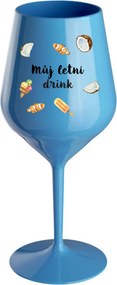 Personalizovaná nerozbitná sklenice s letním mixem