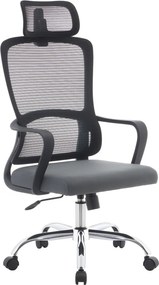 Ergonomická kancelářská židle SHIFT - černá síťovina / nosnost 150 kg