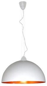 Nowodvorski Designové závěsné svítidlo Hemisphere Barva: Bílá/Zlatá, Velikost: L- ⌀ 50cm