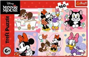 TREFL Puzzle Disney Minnie: Barevný den / 160 dílků / 41 x 27,8 cm