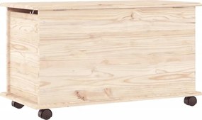 vidaXL Úložný truhla na kolečkách ALTA 73x39,5x44 cm borové dřevo [353927] Barva: Přírodní