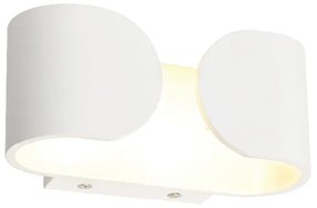 ACA Lighting LED nástěnné dekorativní svítidlo NEPHELE 6W/230V/4000K/590Lm/IP20, matné bílé, L350494