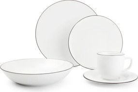 Porcelánová jídelní sada 20 ks pro 4 osoby Puro – Salt&amp;Pepper