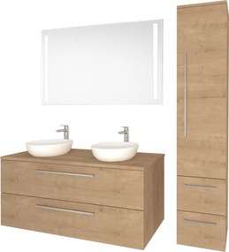 Mereo, Mereo Bino, koupelnová skříňka 60 cm, dub Arlington, MER-CN620SN